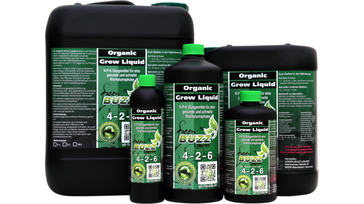 Organic Grow Liquid – Green Buzz Nutrients